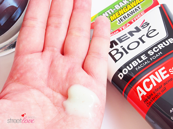 Men's Bioré Double Scrub Acne Solution Facial Foam: Can women use men's ...