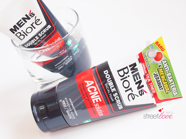 Men's Bioré Double Scrub Acne Solution Facial Foam: Can women use men's ...